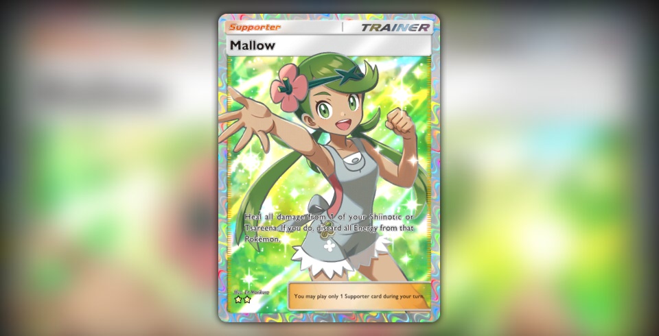 Mallow (#196, ⭐⭐, Celestial Guardians) • Pokémon TCG Pocket