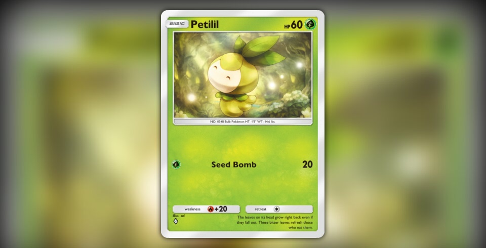 Petilil (#1, ♦️, Extradimensional Crisis) • Pokémon TCG Pocket