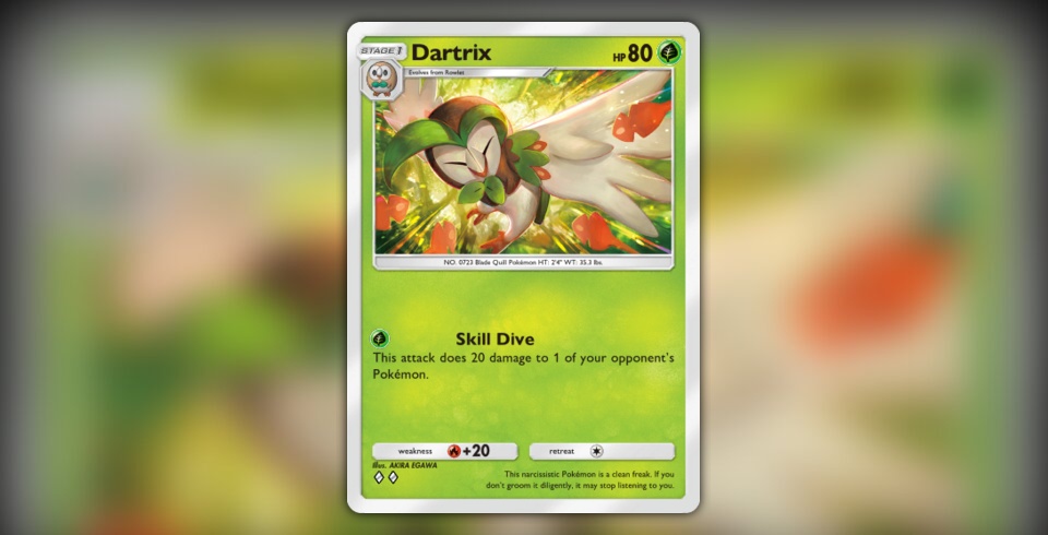 Dartrix (#4, ♦️♦️, Extradimensional Crisis) • Pokémon TCG Pocket