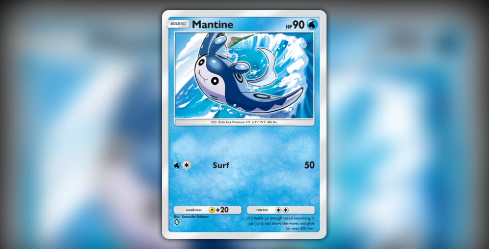 Mantine (#10, ♦️, Extradimensional Crisis) • Pokémon TCG Pocket