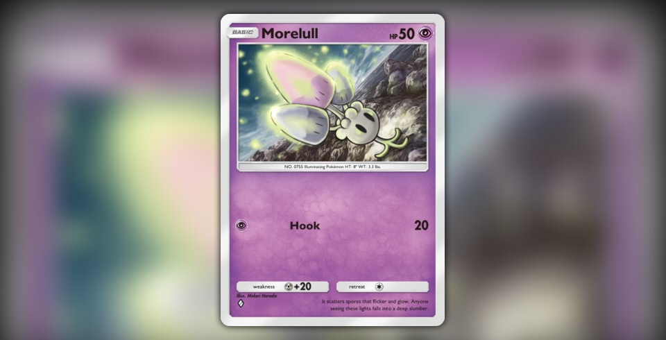 Morelull (#26, ♦️, Extradimensional Crisis) • Pokémon TCG Pocket