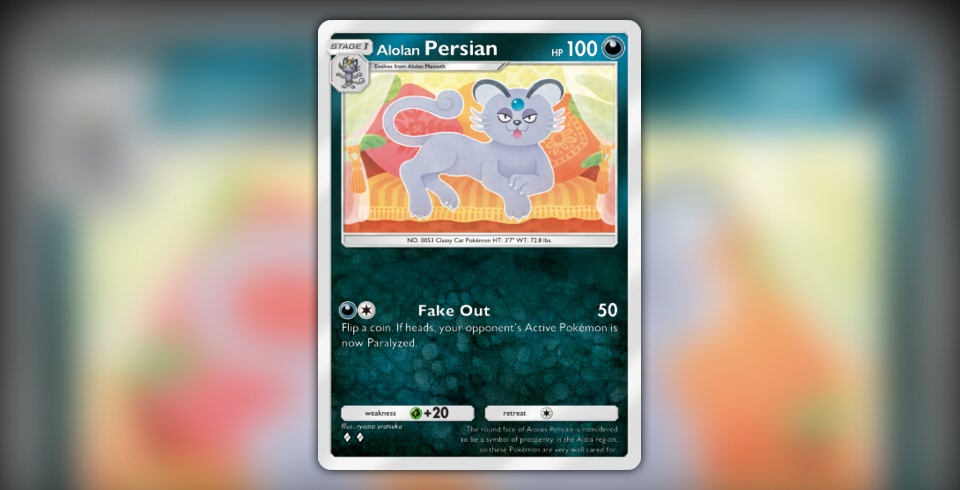 Persian de Alola (Extradimensional Crisis #38/103, 2-Diamantes ...