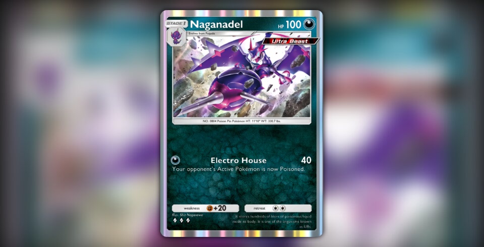 Naganadel (#45, ♦️♦️♦️, Extradimensional Crisis) • Pokémon TCG Pocket