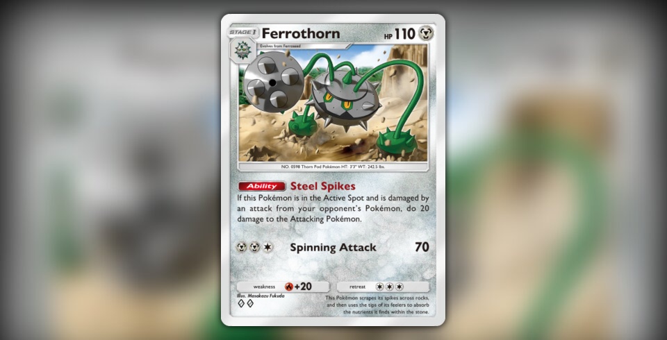 Ferrothorn (Extradimensional Crisis #52/103, 2-Diamonds) | Pokémon TCG ...
