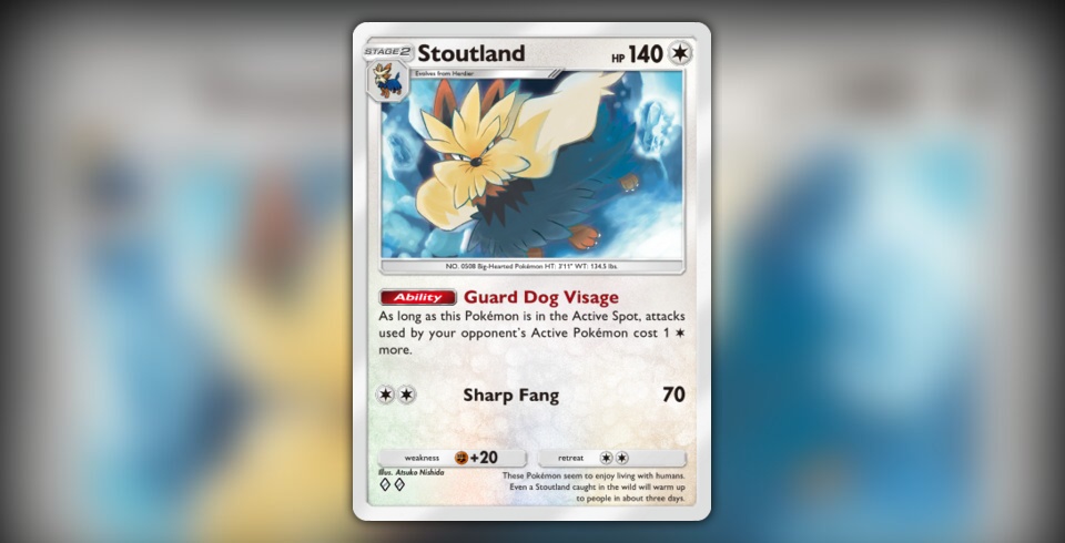 Stoutland (#56, ♦️♦️, Extradimensional Crisis) • Pokémon TCG Pocket