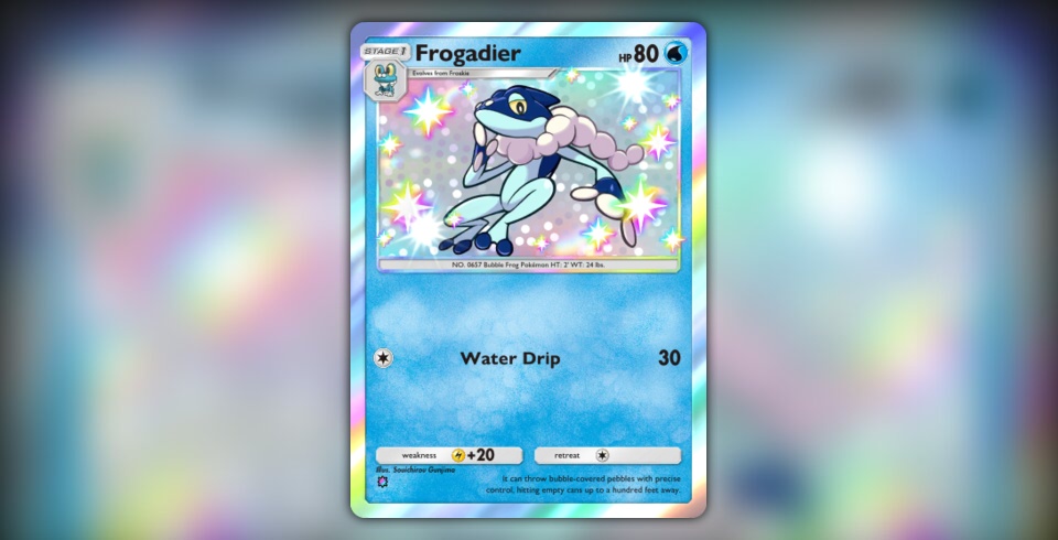 Frogadier (Extradimensional Crisis #92/103, 1-Star Shiny) | Pokémon TCG ...
