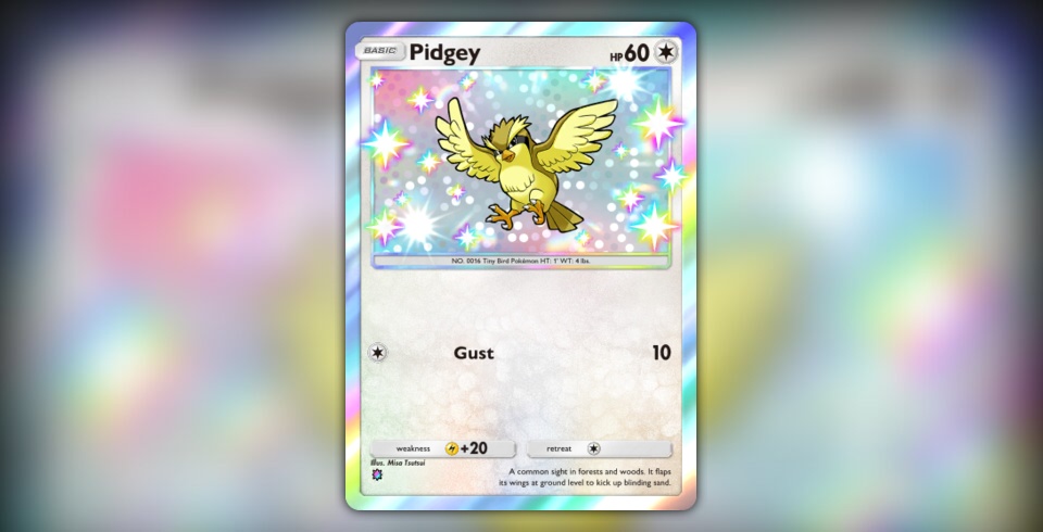 Pidgey (Extradimensional Crisis #95/103, Brillante) | Pokémon TCG Pocket