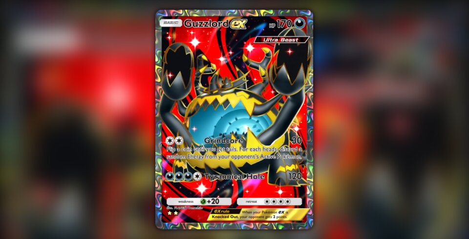 Guzzlord ex (#79, ⭐⭐, Extradimensional Crisis) • Pokémon TCG Pocket