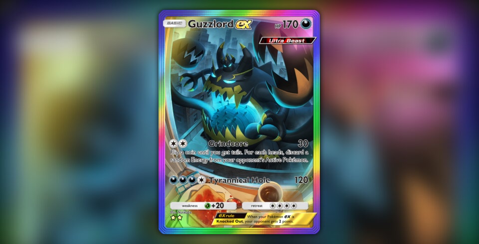 Guzzlord ex (#86, ⭐⭐, Extradimensional Crisis) • Pokémon TCG Pocket