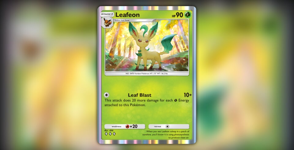Leafeon (Eevee Grove #2/107, 3-Diamonds) | Pokémon TCG Pocket