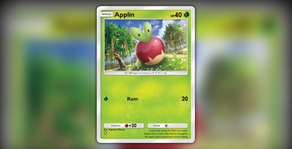 Applin (#6, ♦️, Eevee Grove) • Pokémon TCG Pocket