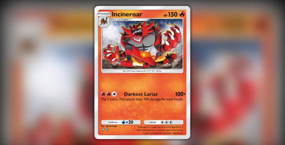 Incineroar (#13, ♦️♦️, Eevee Grove) • Pokémon TCG Pocket