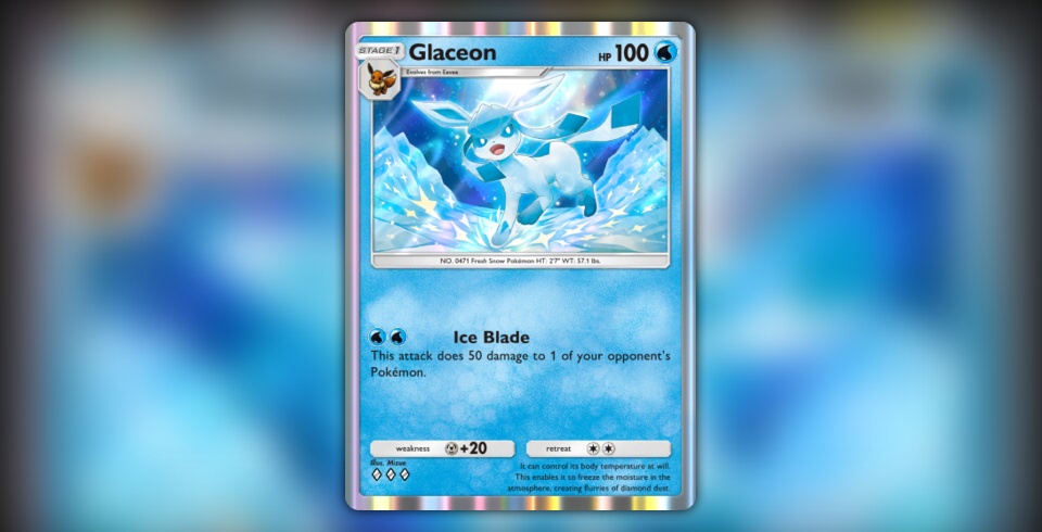 Glaceon (Eevee Grove #17/107, 3-Diamonds) | Pokémon TCG Pocket