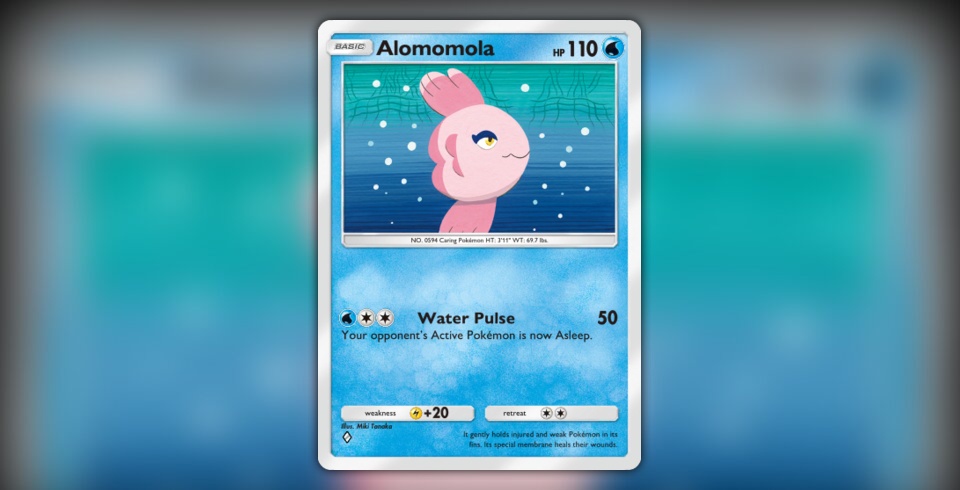 Alomomola (#21, ♦️, Eevee Grove) • Pokémon TCG Pocket