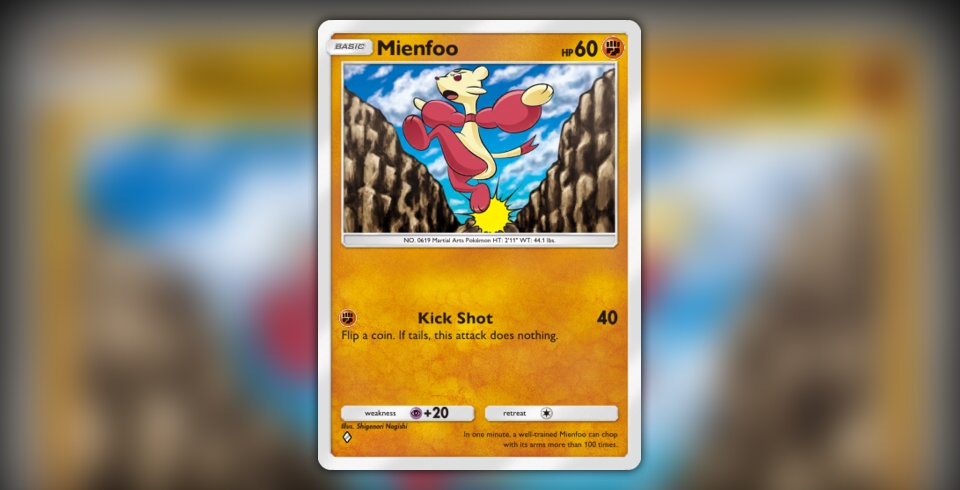 Mienfoo (#40, ♦️, Eevee Grove) • Pokémon TCG Pocket