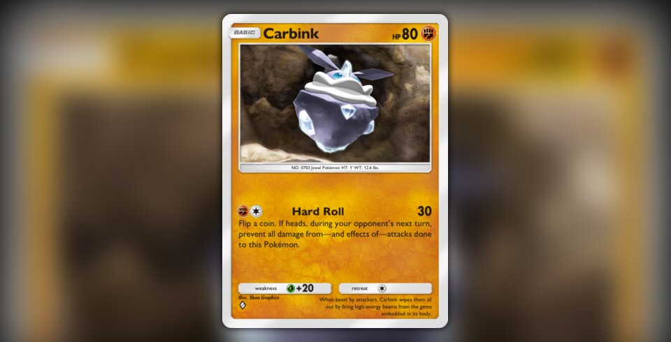 Carbink (#42, ♦️, Eevee Grove) • Pokémon TCG Pocket
