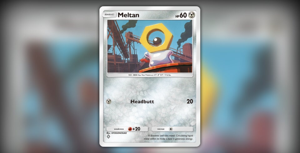 Meltan (#49, ♦️, Eevee Grove) • Pokémon TCG Pocket