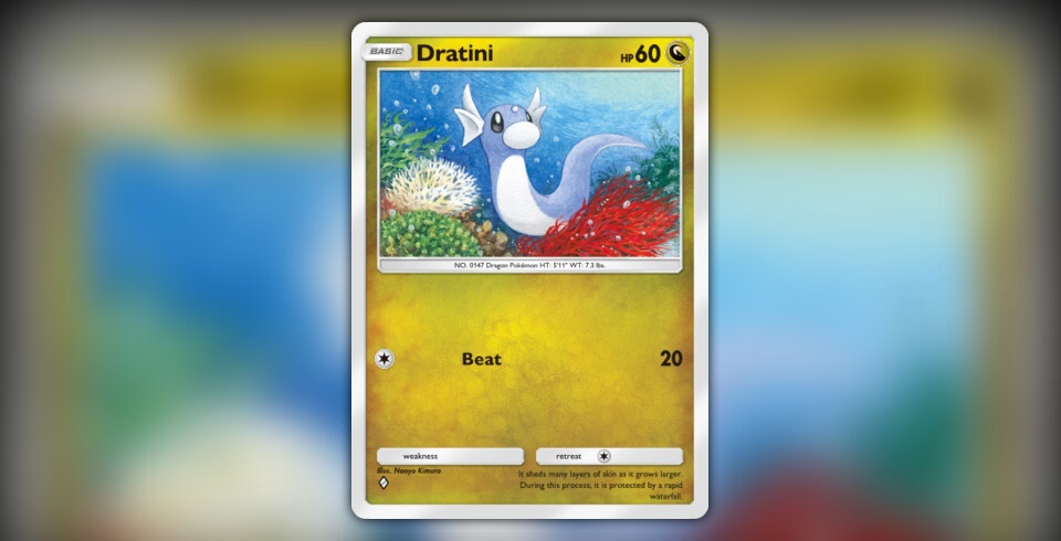 Dratini (#51, ♦️, Arboleda de Eevee) • Pokémon TCG Pocket