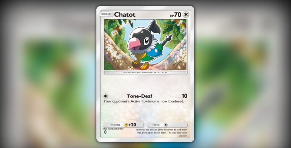 Chatot (#60, ♦️, Eevee Grove) • Pokémon TCG Pocket