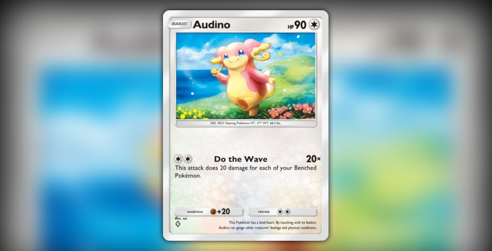 Audino (#61, ♦️, Eevee Grove) • Pokémon TCG Pocket