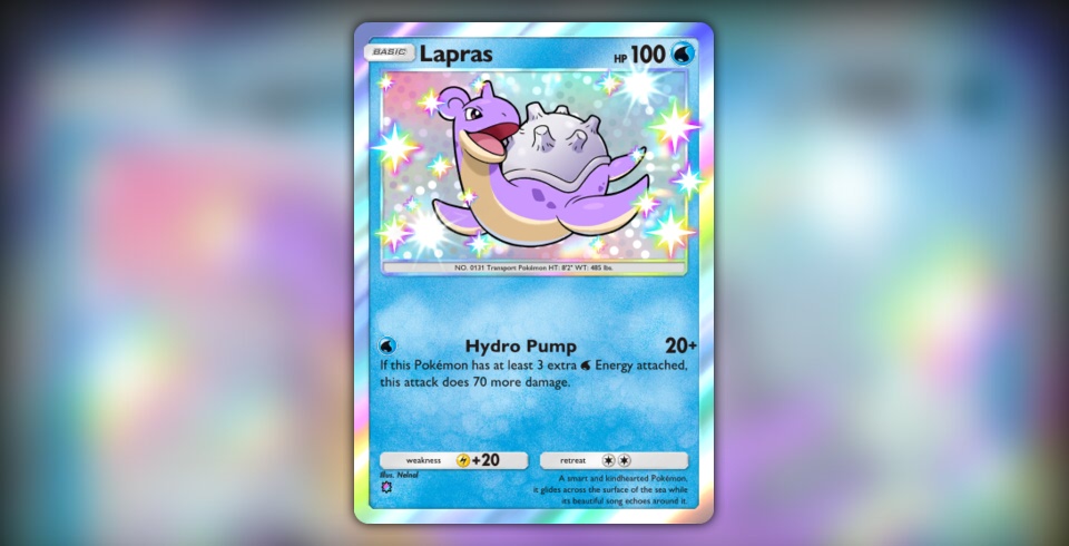 Lapras (Eevee Grove #94/107, 1-Star Shiny) | Pokémon TCG Pocket