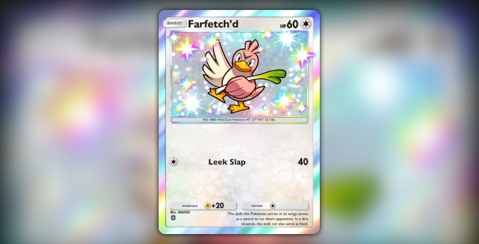 Farfetch’d (Bosque dos Eevee #102/107, Brilhante) | Pokémon TCG Pocket