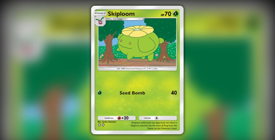 Skiploom (Wisdom of Sea and Sky #14/241, 2-Diamonds) | Pokémon TCG Pocket