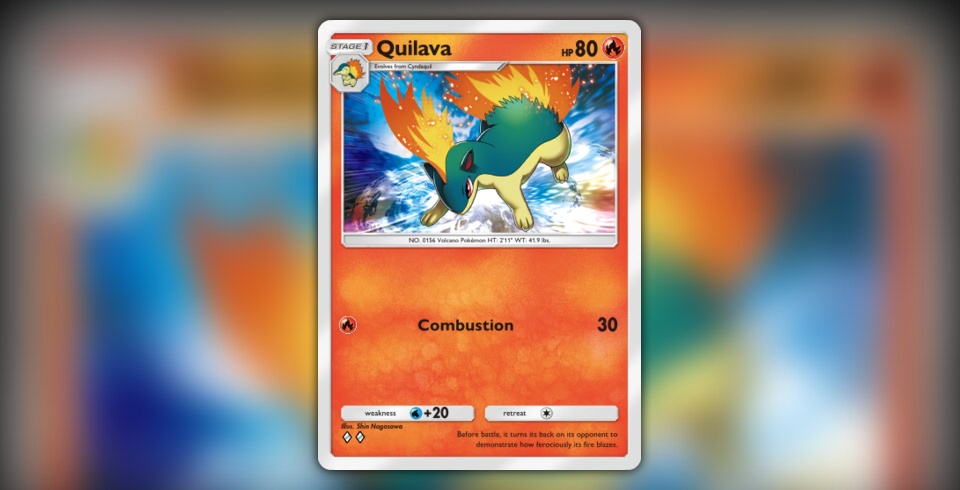 Quilava (#28, ♦️♦️, Sabedoria dos Céus e Mares) • Pokémon TCG Pocket