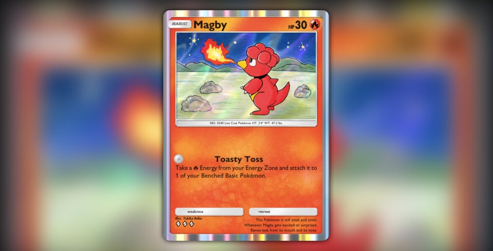 Magby (Wisdom of Sea and Sky #32/241, 3-Diamonds) | Pokémon TCG Pocket