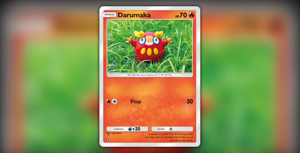 Darumaka (#35, ♦️, Wisdom of Sea and Sky) • Pokémon TCG Pocket