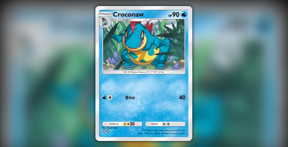 Croconaw (Wisdom of Sea and Sky #47/241, 2-Diamonds) | Pokémon TCG Pocket