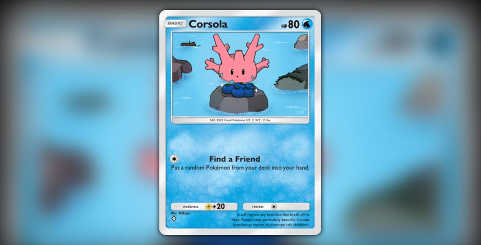 Corsola (Wisdom of Sea and Sky #54/241, 1-Diamond) | Pokémon TCG Pocket