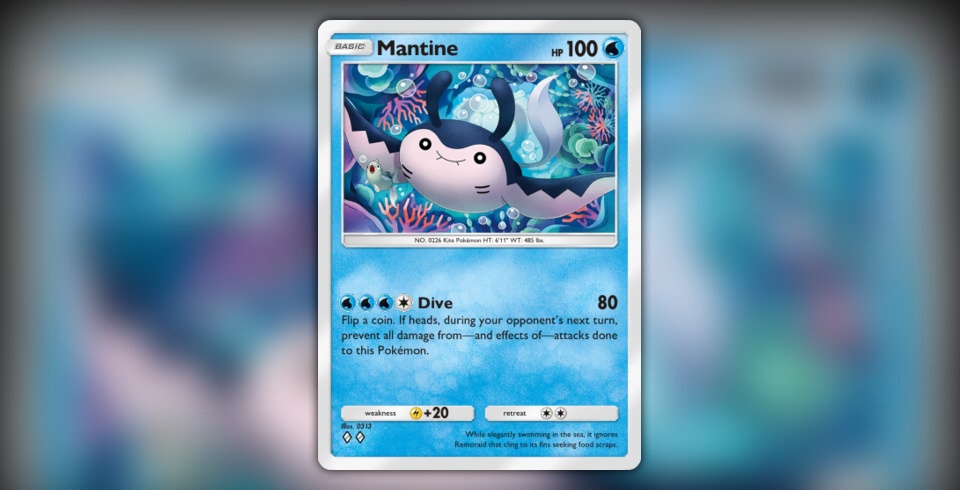 Mantine (Wisdom of Sea and Sky #58/241, 2-Diamonds) | Pokémon TCG Pocket