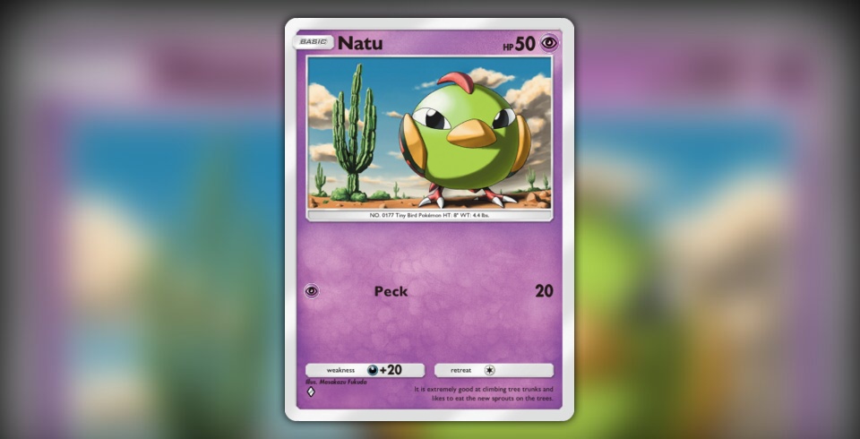 Natu (Wisdom of Sea and Sky #81/241, 1-Diamond) | Pokémon TCG Pocket