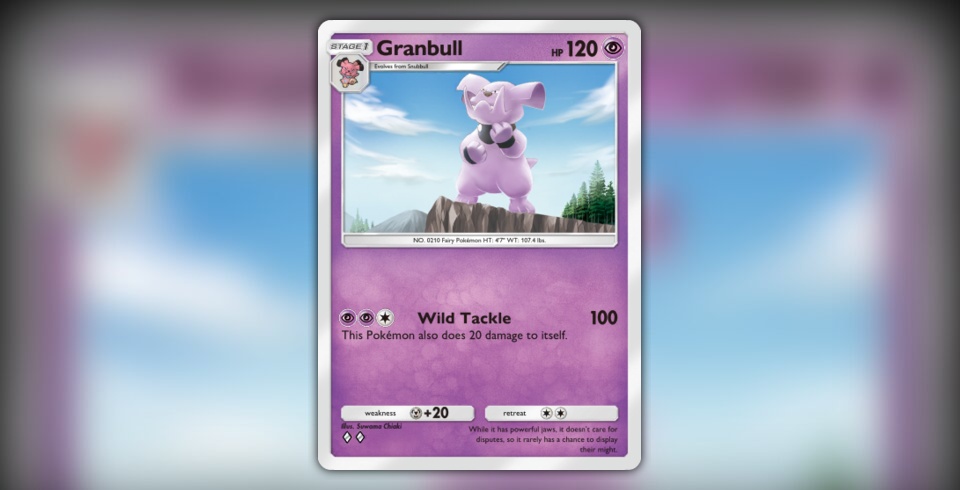 Granbull (#89, ♦️♦️, Sabedoria dos Céus e Mares) • Pokémon TCG Pocket