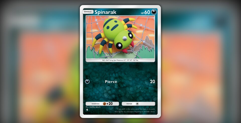Spinarak (#110, ♦️, Wisdom of Sea and Sky) • Pokémon TCG Pocket