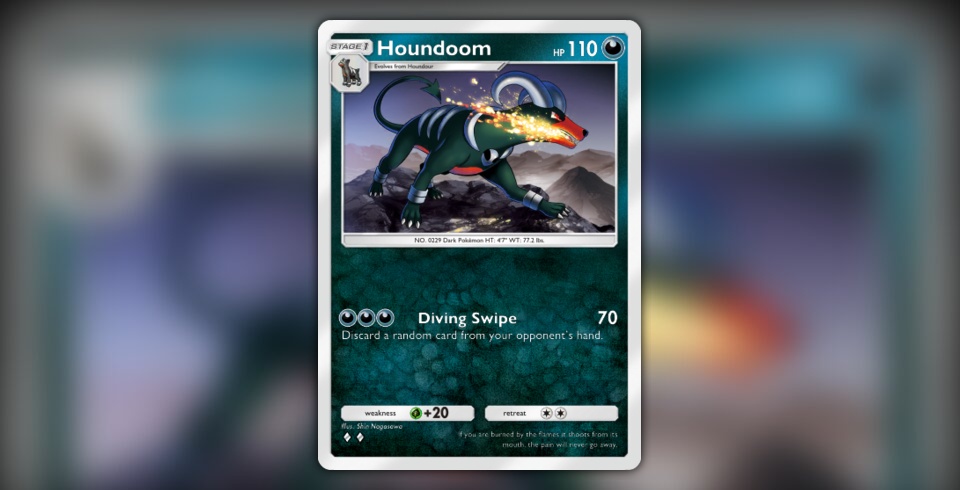 Houndoom (#118, ♦️♦️, Wisdom of Sea and Sky) • Pokémon TCG Pocket