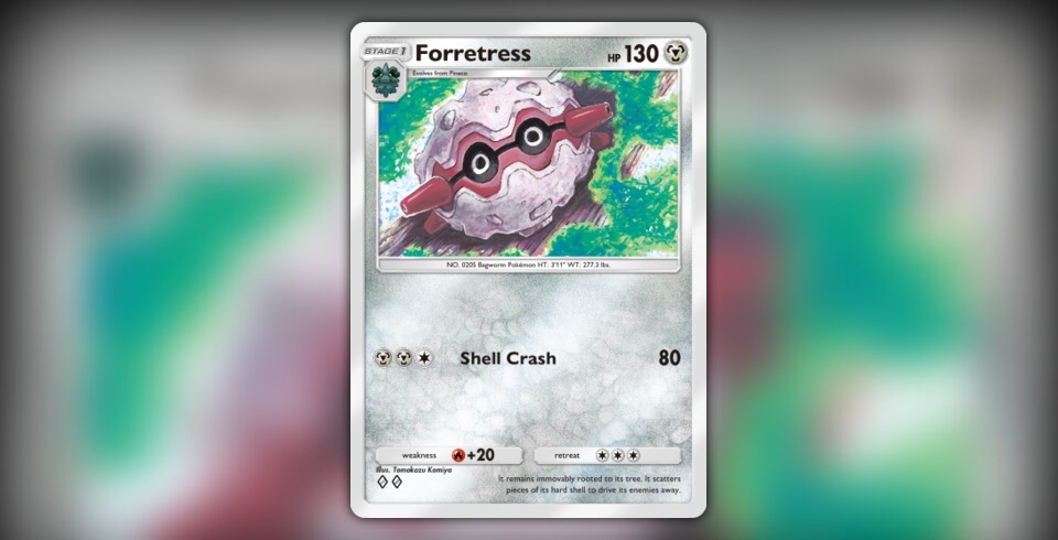 Forretress (Wisdom of Sea and Sky #121/241, 2-Diamonds) | Pokémon TCG ...