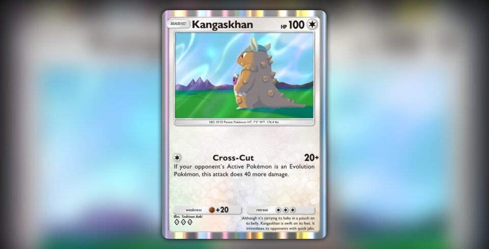 Kangaskhan (#133, ♦️♦️♦️, Wisdom of Sea and Sky) • Pokémon TCG Pocket