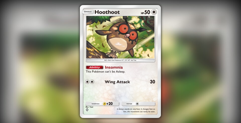 Hoothoot (Wisdom of Sea and Sky #140/241, 1-Diamond) | Pokémon TCG Pocket
