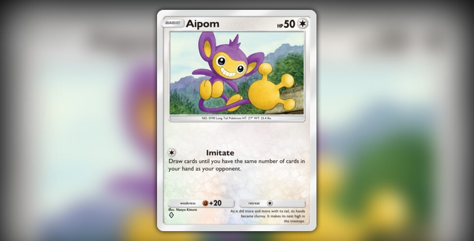 Aipom (Wisdom of Sea and Sky #142/241, 1-Diamond) | Pokémon TCG Pocket
