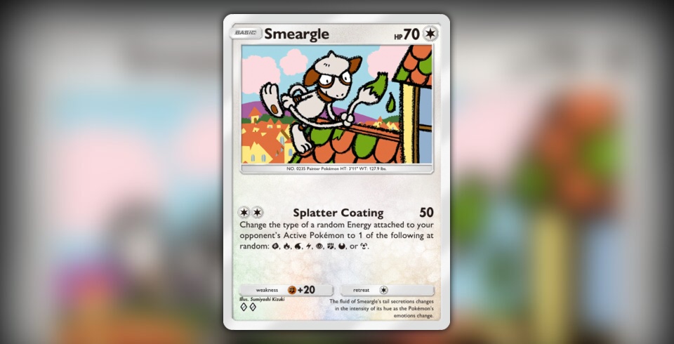 Smeargle (#148, ♦️♦️, Wisdom of Sea and Sky) • Pokémon TCG Pocket