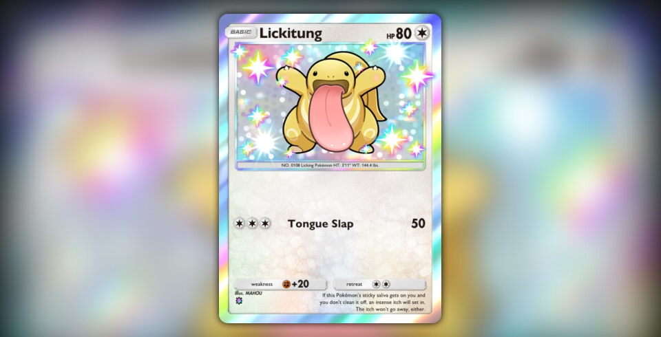 Lickitung (#230, , Saber Marino y Celeste) • Pokémon TCG Pocket