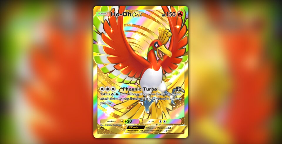 Ho-Oh ex (#240, 👑, Wisdom of Sea and Sky) • Pokémon TCG Pocket