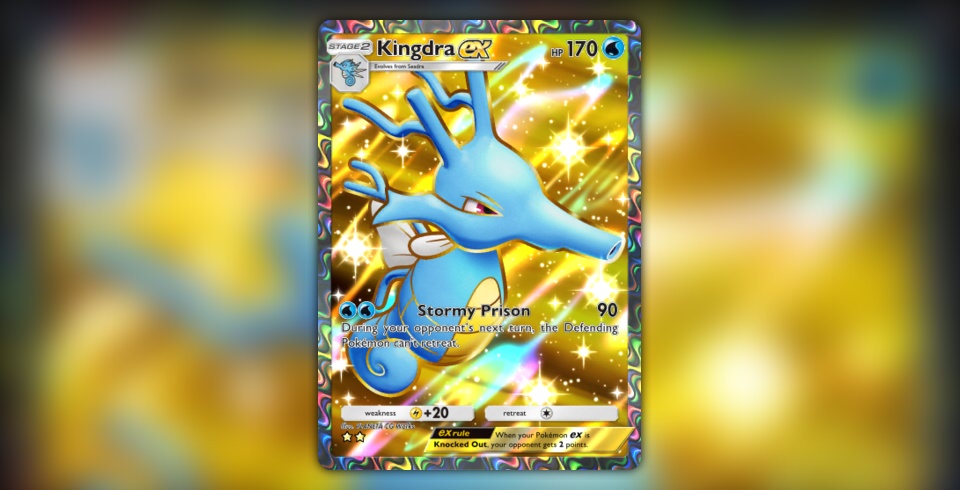 Kingdra ex (#188, ⭐⭐, Wisdom of Sea and Sky) • Pokémon TCG Pocket