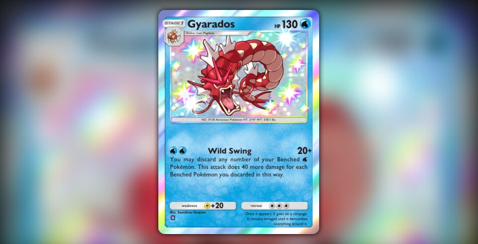 Gyarados (Wisdom of Sea and Sky #215/241, 1-Star Shiny) | Pokémon TCG ...