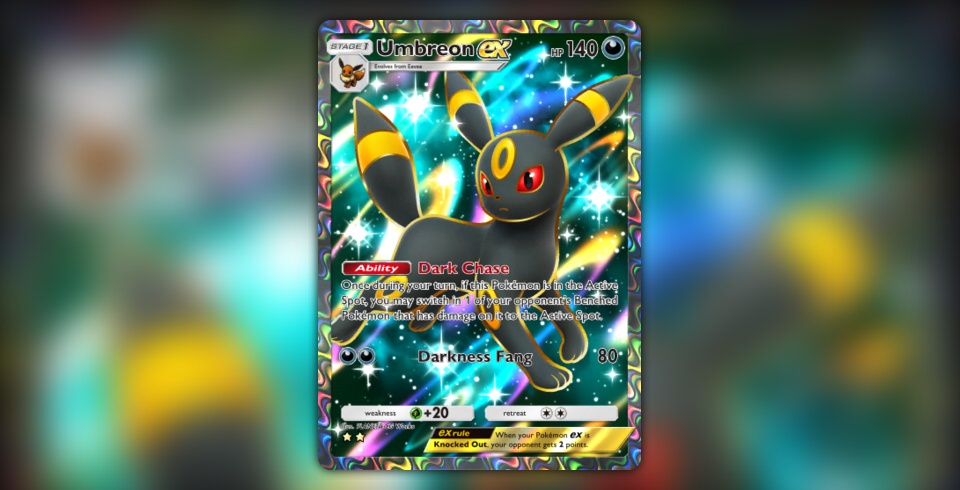Umbreon ex (Wisdom of Sea and Sky #193/241, 2-Stars) | Pokémon TCG Pocket