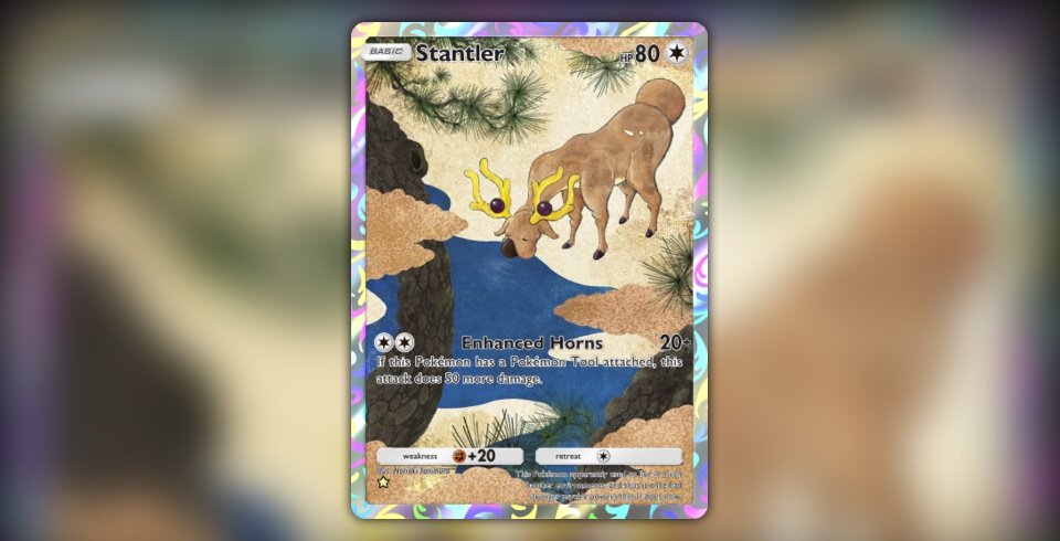 Stantler (Wisdom of Sea and Sky #183/241, 1-Star) | Pokémon TCG Pocket