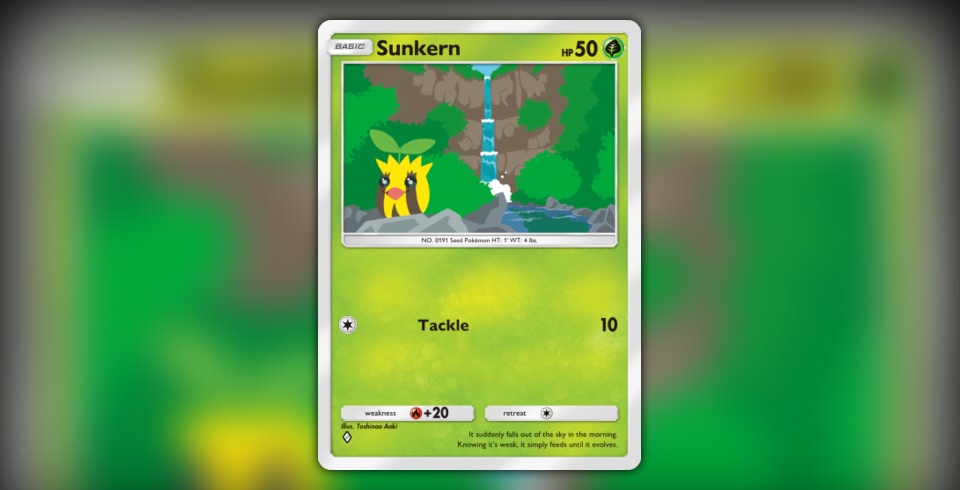 Sunkern (Nascentes Reclusas #4/71, 1-Diamante) | Pokémon TCG Pocket