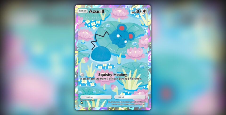Azurill (Manantial Oculto #77/71, 1 Estrella) | Pokémon TCG Pocket
